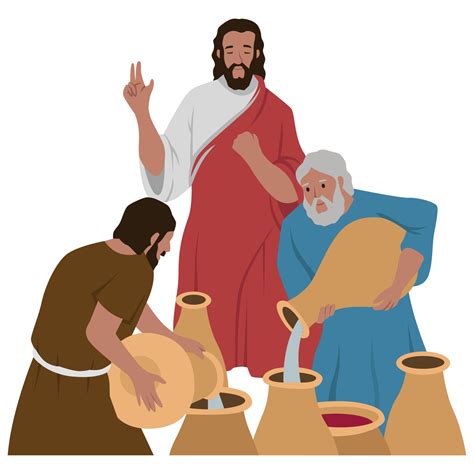 Jesus Turning Water Into Wine In The Bible At Brianna Hort Blog