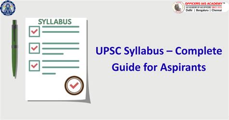 Upsc Syllabus 2025 Prelims Mains And Csat Detailed Guide