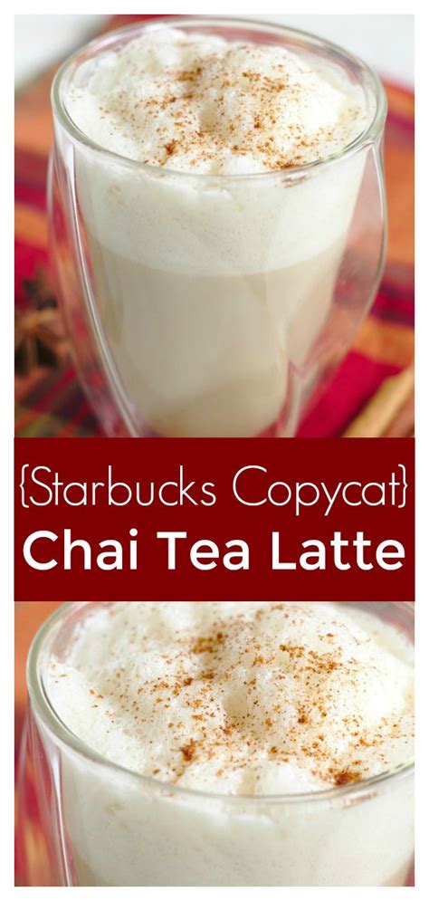 Starbuck Chai Latte Recipe