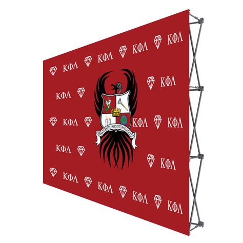 Kappa Phi Lambda Sorority Step And Repeat Backdrop