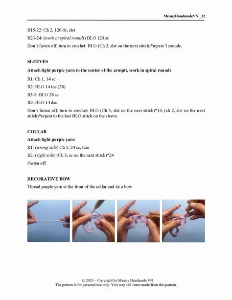 Emma Doll Crochet Pattern Pattern