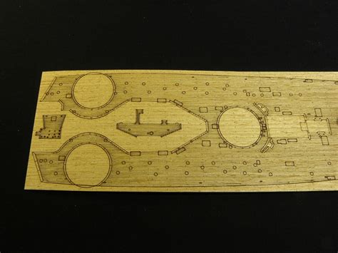 Hms Dreadnought Wooden Deck Set For Zvezda Pontos Model 35028wd1