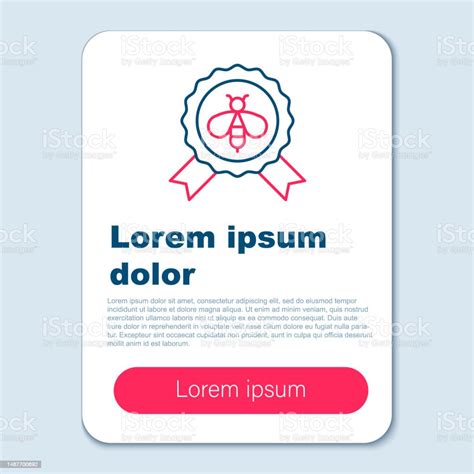 회색 배경에 분리된 라인 최고의 꿀벌 아이콘입니다 달콤한 자연 식품 꿀벌 또는 날개 기호가 있는 Apis 날아 다니는 곤충