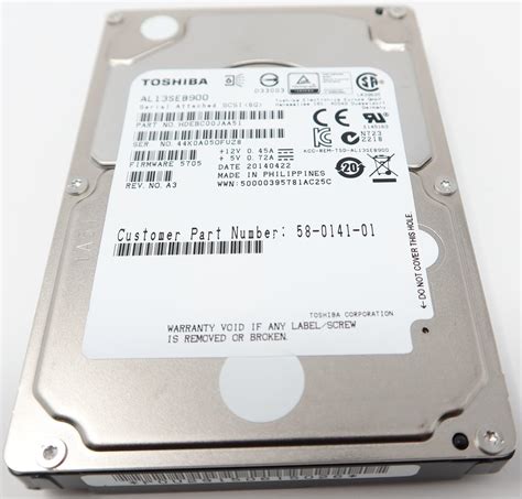 AL13SEB900 Toshiba 900GB 10K 6G 2.5" SAS Hard Drive