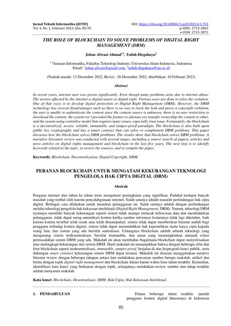 Pdf The Role Of Blockchain To Solve Problems Of Digital Right Management Drm