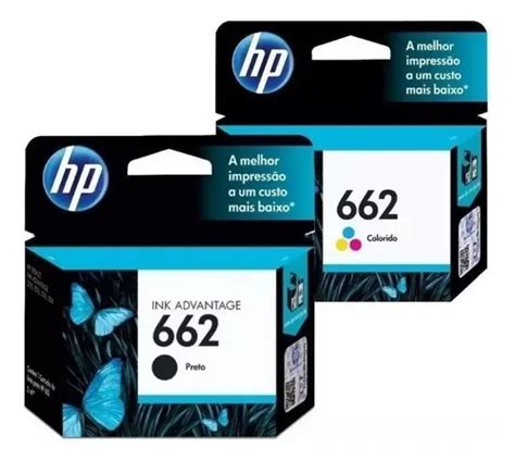 Pack Cartuchos Hp 662 Original Negro Tricolor Cuotas sin interés