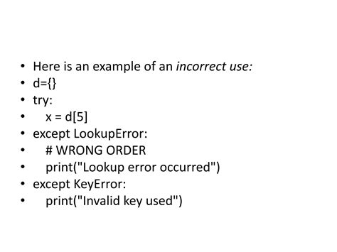 Exception Handling And Function In Python Ppt