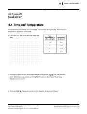 Grade 6 Unit 7 Lesson 13 Cool Down Pdf GRADE 6 MATHEMATICS NAME DATE