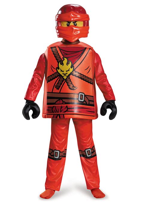 Deluxe Ninjago Kai Costume For Boys