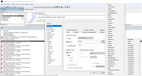 Iar 8 50 4 Does Not Contain Stm32u5a9 Stmicroelectronics Community