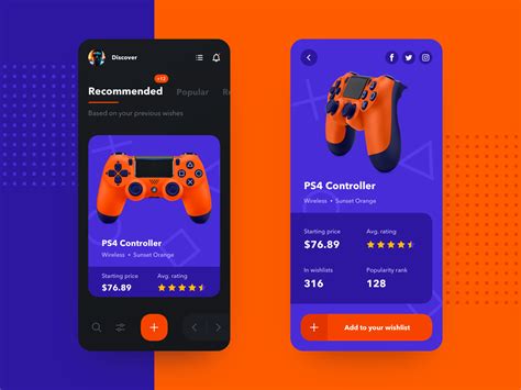 Dribbble Wishlistconceptpng By Halo Lab
