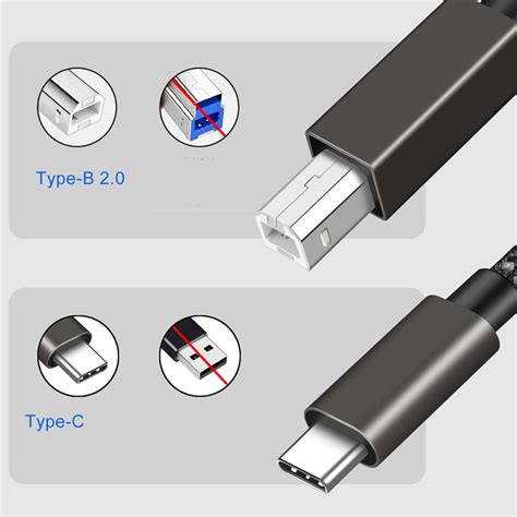 Gear Geek Usb C To Usb B Printer Cable Gear Geek
