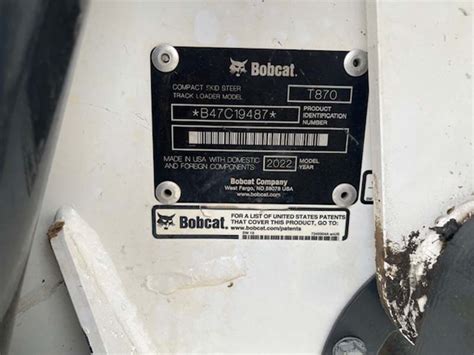 2022 T870 BOBCAT COMPACT TRACK LOADER For Sale In Kansas Missouri KC Bobcat