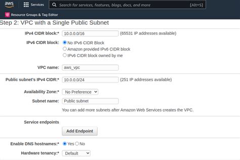 Setting Up An AWS VPC