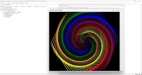 Bommana Harshavardhan On Linkedin 100daysofcodechallenge Day40 Pythonart Turtlegraphics
