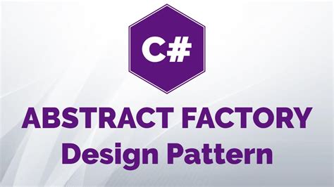 What Is Abstract Factory Design Pattern In C At Darcy Spaull Blog