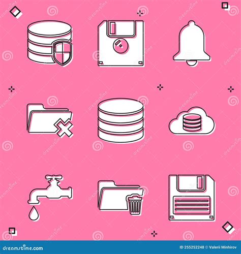 Set Database Protection Floppy Disk Ringing Bell Delete Folder And