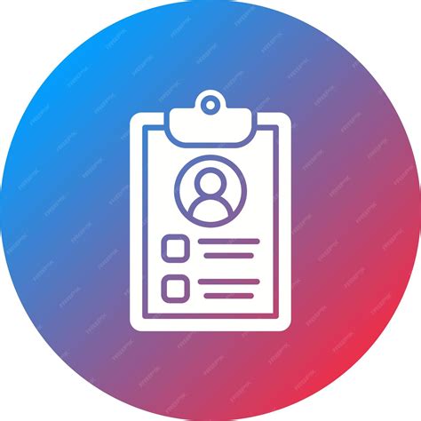 Premium Vector Patient Pofile Icon Vector Image Can Be Used For Health Checkup