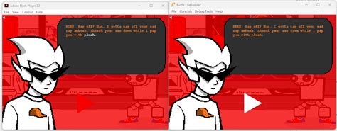 homestuck distortions in prerendered text image · issue 12205