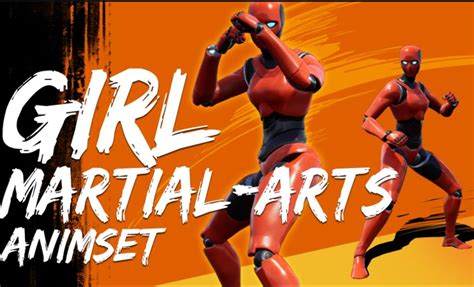 【ue4 5】武术格斗动画集 Girl Martial Arts Animset Cgais