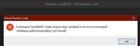 Enter License Key Throws Error Issue 479 Twinbasic Twinbasic GitHub