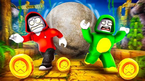 JJ And Mikey Survive In TEMPLE RUN Jungle In Roblox Obby Maizen YouTube