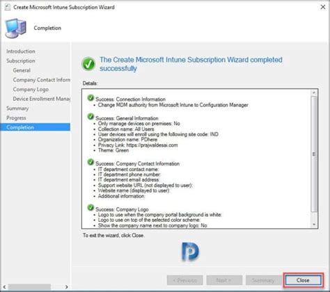 Add Microsoft Intune Subscription In Configuration Manager