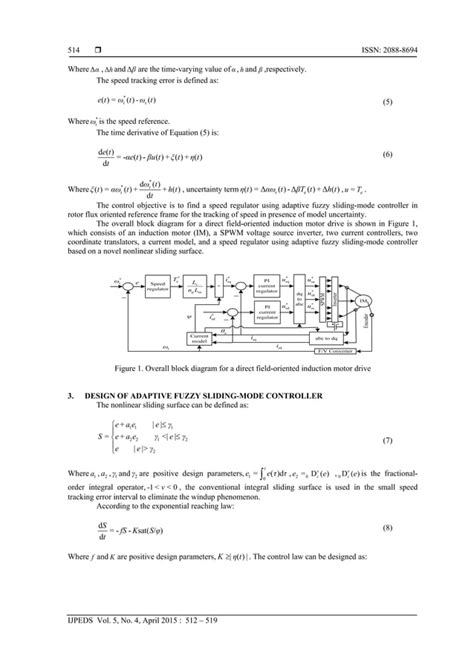 adaptive fuzzy integral sliding mode regulator for induction motor