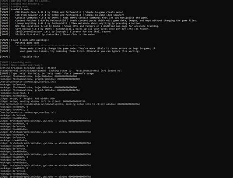 Issue With My Smapi Help Pls R Smapi