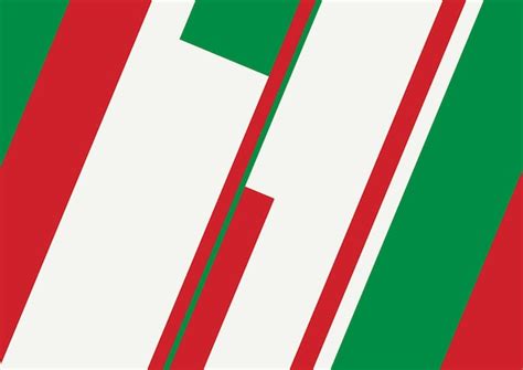 Premium Vector Abstract Geometric Artwork Italian And Mexican Flag