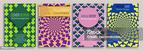 색상형 착시 디자인 요소 서식 파일을 포함 한다 소책자 안내 책자 연례 보고서 포스터 역동적인 디자인 0명에 대한 스톡 벡터 아트 및 기타 이미지 Istock