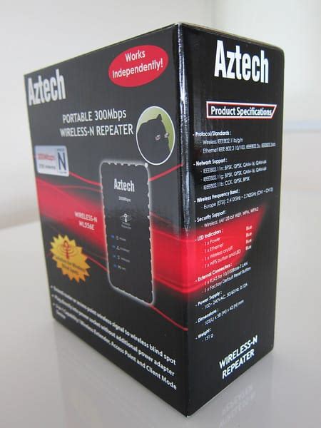 Aztech Wl556e Portable 300mbps Wireless N Extender