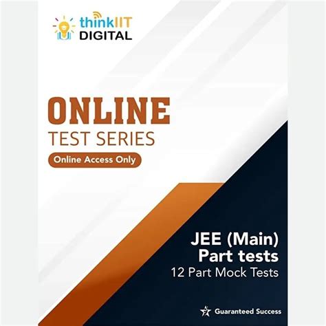 JEE Main Online Part Test Series Online Access Only ThinkIIT