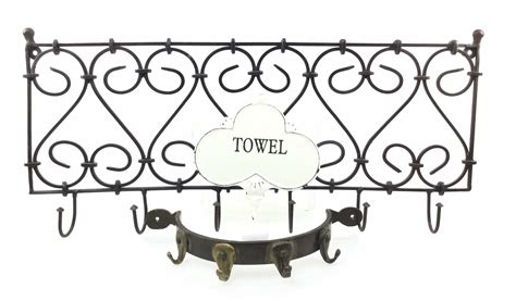 Lot Metal Towel Hooks