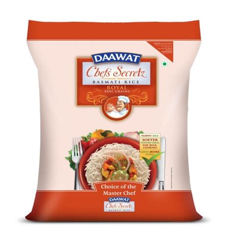 Daawat Chefs Secretz Royal Xxxl 1121 Basmati Rice Basmati Rice
