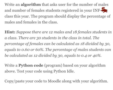Solved Write An Algorithm That Asks User For The Number Of Chegg