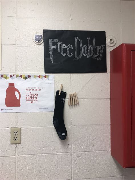 Free Dobby Sock Sign