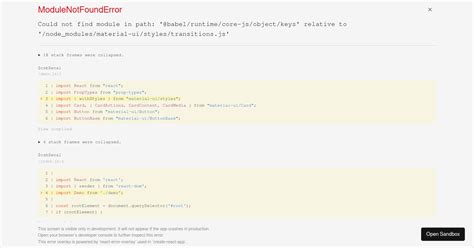 Null Codesandbox