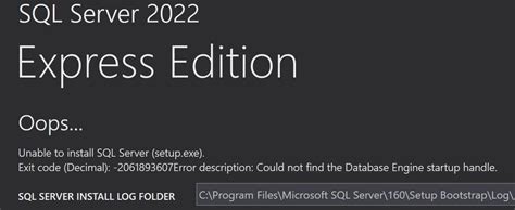 Sql Server Could Not Find The Database Engine Startup Handle Windows Os Hub