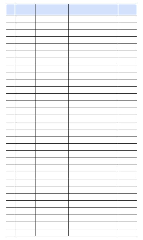 4 Column Paper 10 Free Pdf Printables Printablee