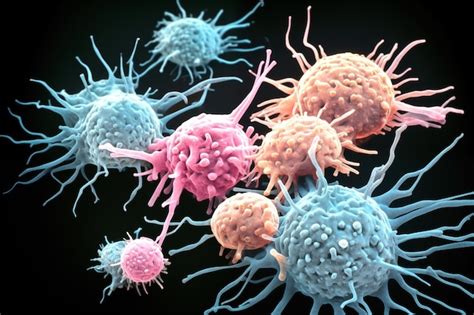 Premium Photo Electron Microscopy Of Dead Cells Of Cancer Electron