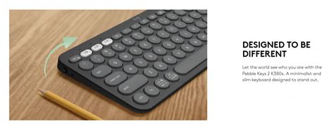 Logitech Pebble Keys 2 K380s Multi Device Bluetooth Wireless Keyboard 1Y BaduDeal