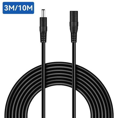 Jual Konektor Kabel Ekstensi Dc 3m 10m Kabel Daya 12v Adaptor Kabel Perpanjangan Jantan Ke