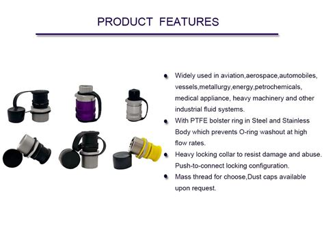 Oem Customization Machining No Leakage Aluminum Quick Male Coupling