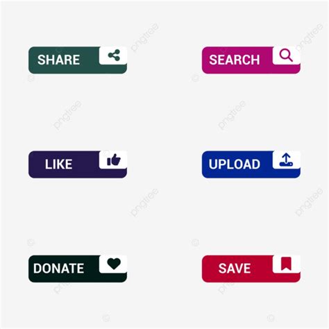 button design vector button vector illustraion png and vector with