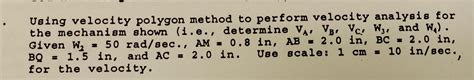 using velocity polygon method to perform velocity