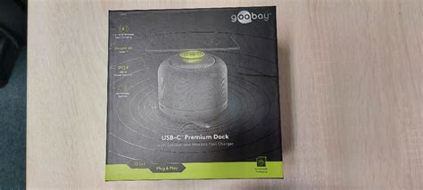 Goobay 12 In 1 USB C Hub Multi Dock With HDMI And Wireless Charger Computers Tech Parts