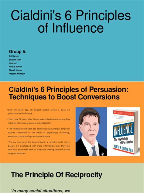 Cialdinis 6 Principles Of Persuasion Pdf Persuasion Negotiation