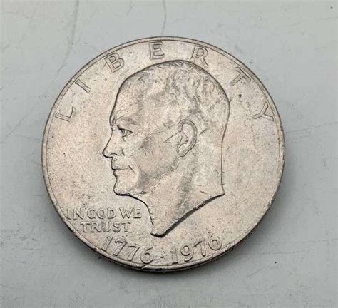 Silver Dollar 1776 1976 Eisenhower Bicentennial Coin Auction Ohio